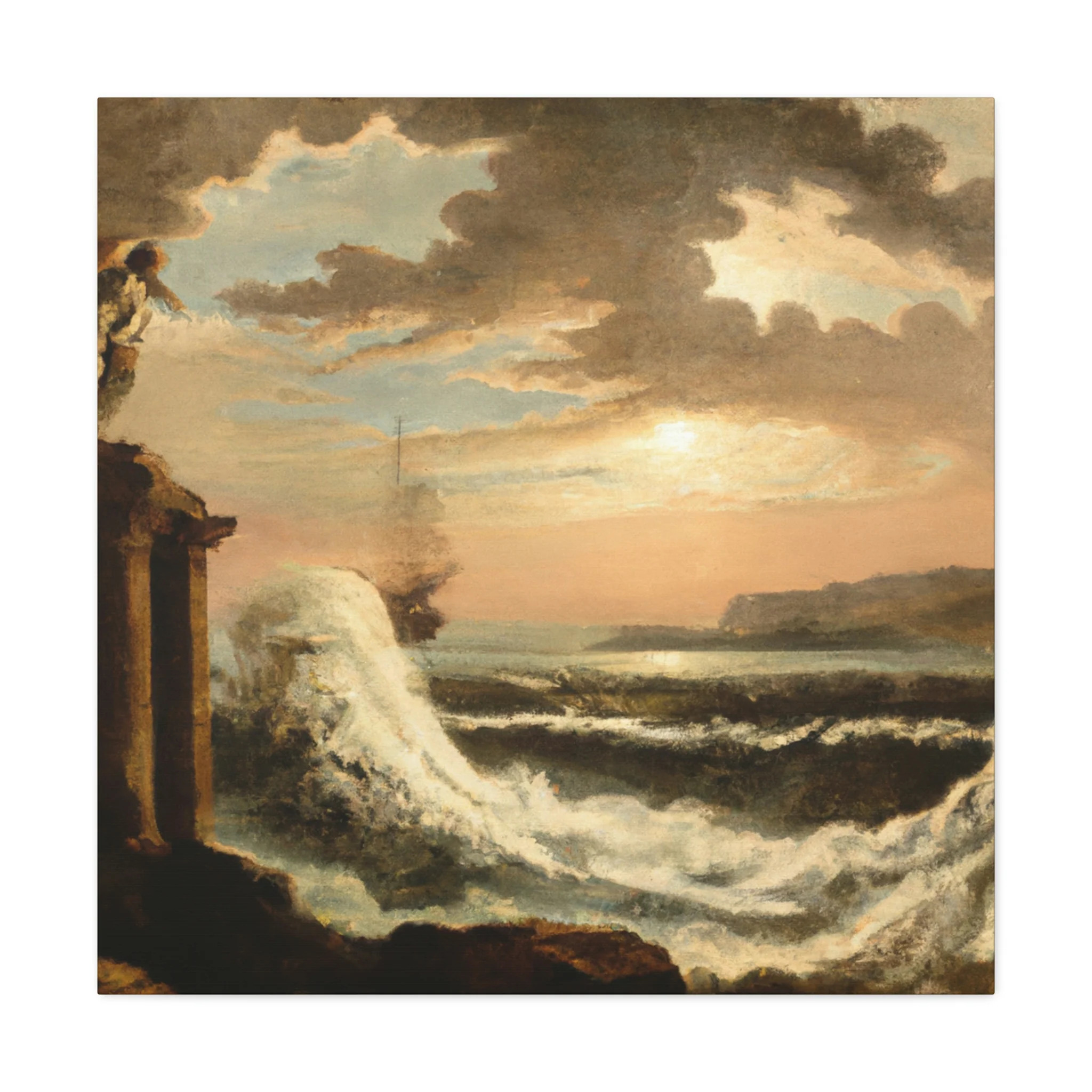 Ocean of Neoclassicism - Canvas - Walmart.com