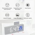 Compact Digital Alarm Clock With USB Charging Port And Battery Power ...