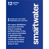 smartwater electrolye vapor-distilled water bottles in cardboard box ...