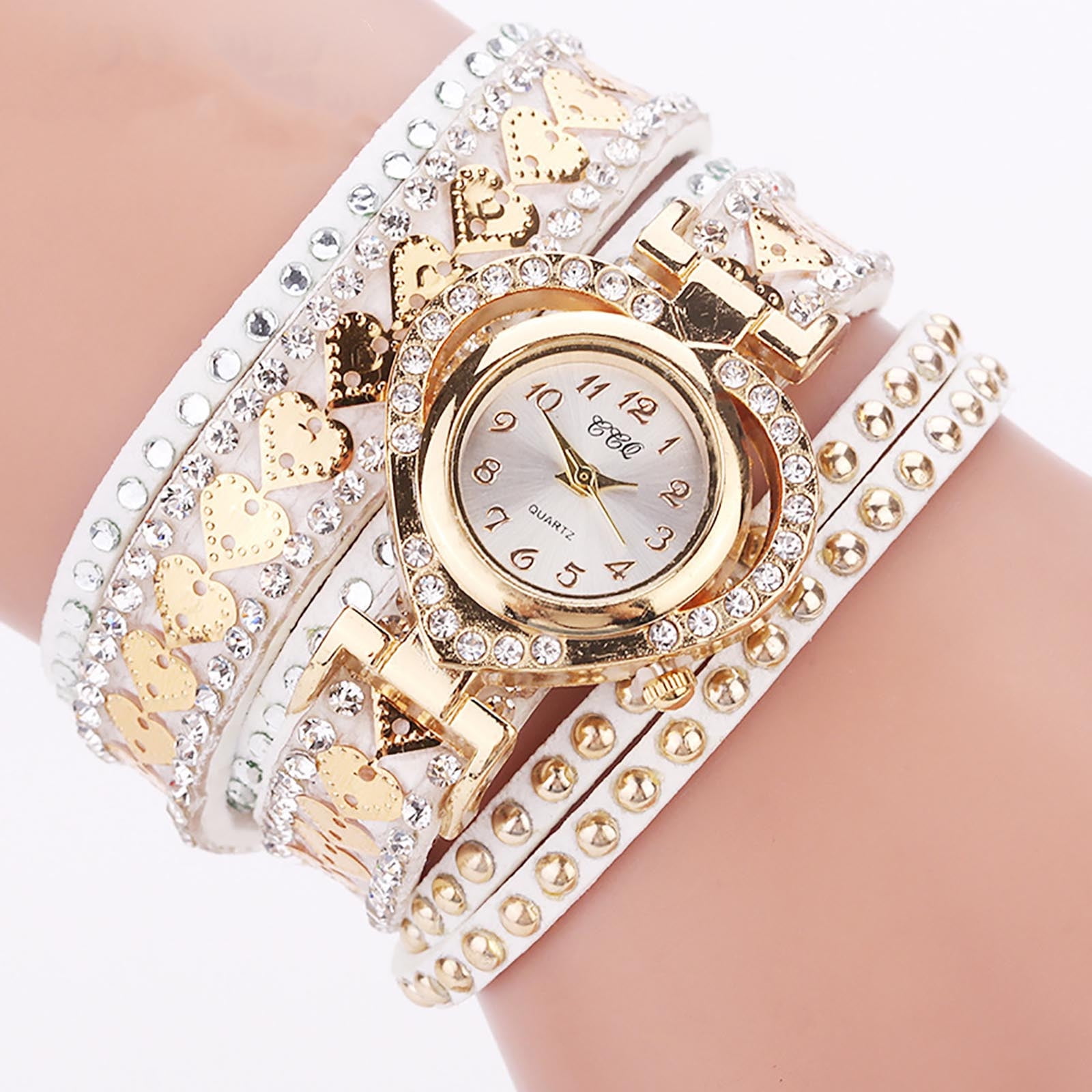 Click here for Amzcrzy The Bracelet Diamond Studded Bracelet Watc... prices