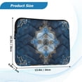 Blue Lace Symmetrical Pattern Quilted Laptop Protective Cases Computer ...