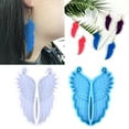 Angel Wing Decor Earring Silicone Mold Suitable for Epoxy Resin Craft ...