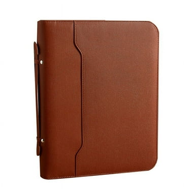 BMYJ Professional Padfolio, Multi Function Faux Leather Portfolio ...
