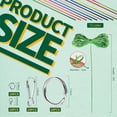 FDNDAMEI 12 Colors Nylon String for Bracelets, Waxed String for ...