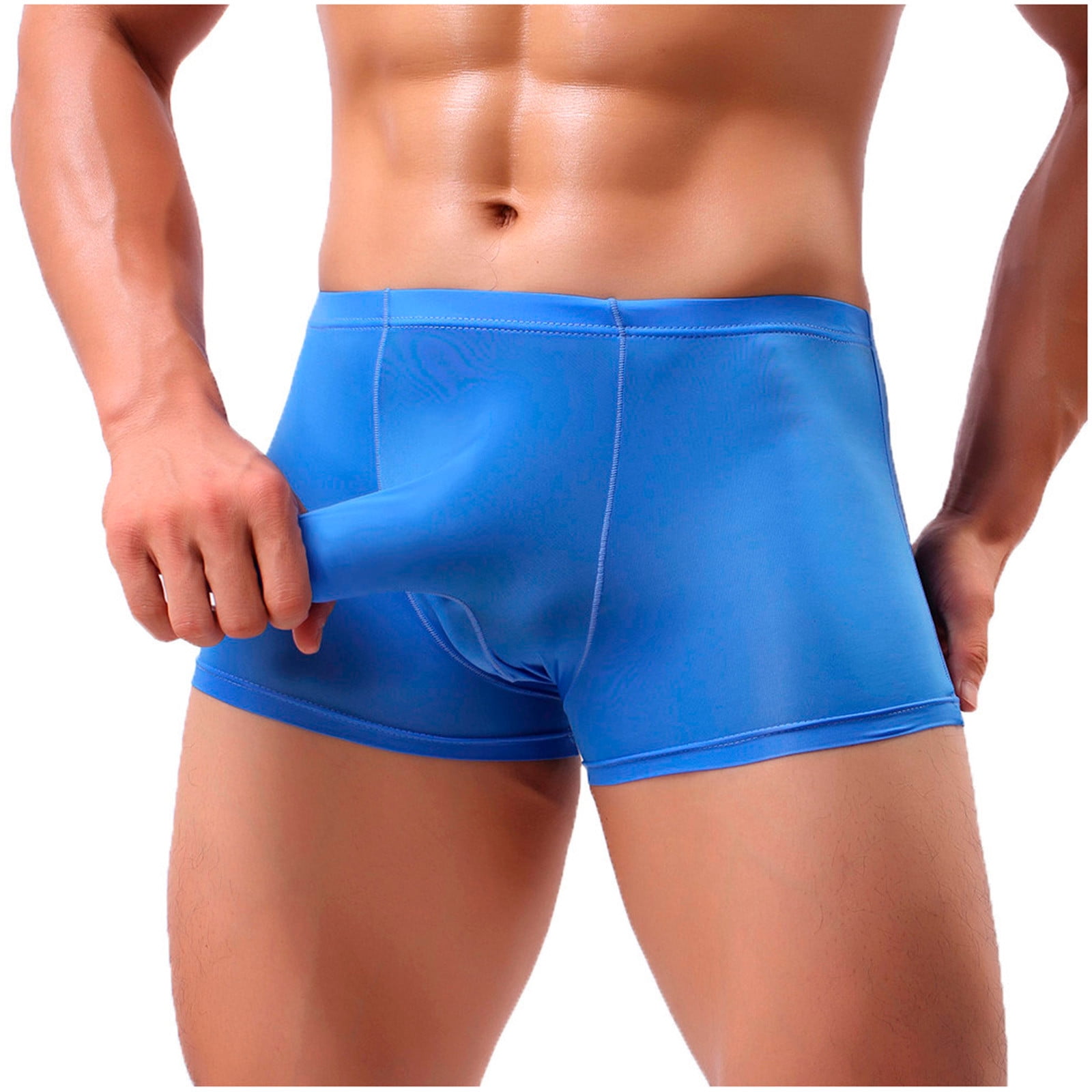 Click here for Lovzfmll Mens Underwear Boxer Briefs  Ice Silk Bre... prices