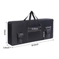 61 Key Keyboard Case Padded Carrying Bag Water-resistant 420d Oxford ...