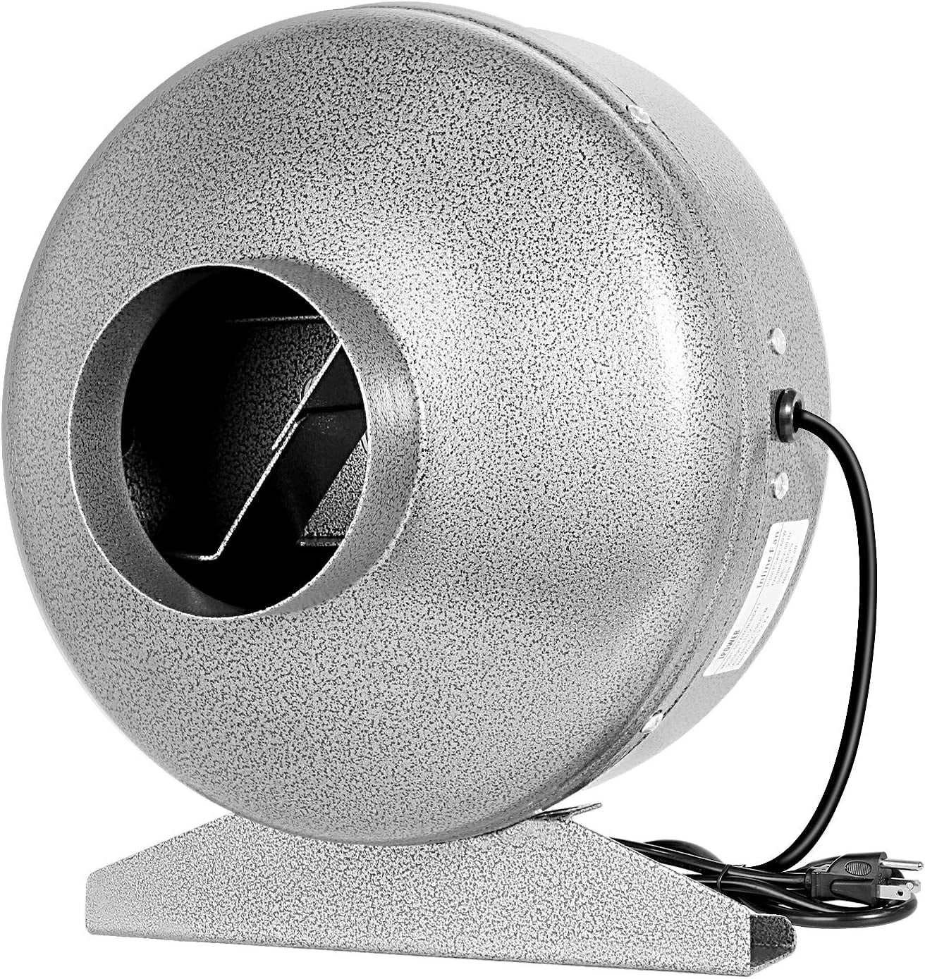 iPower 4 Inch Inline Duct Fan, 190 CFM Ventilation Fan with Variable ...