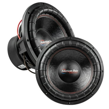 "American Bass TITAN 1544 15"" Subwoofer, 3000W Max, Dual 4 Ohm, Car ...