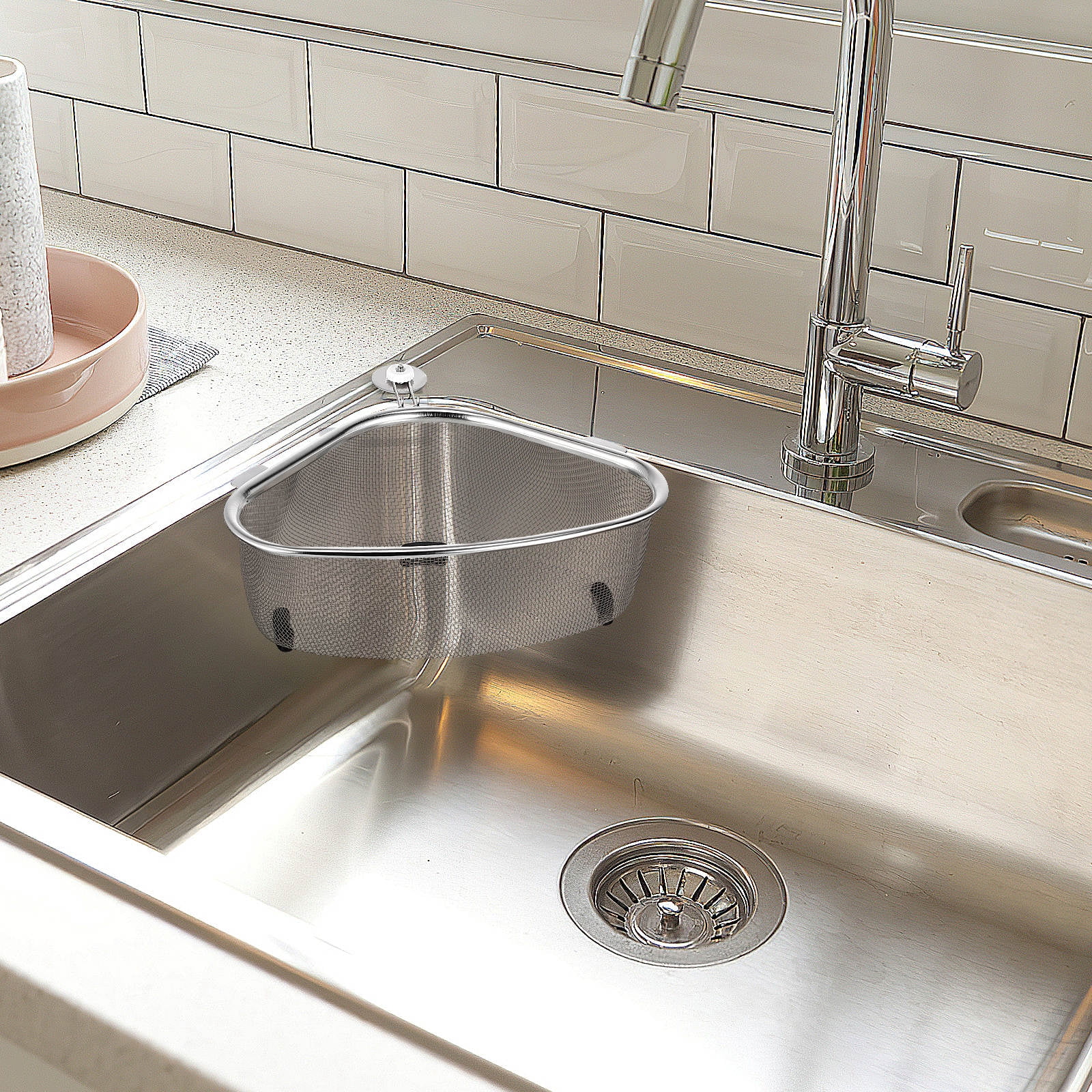 Click here for Minkissy Sink Strainer Drain Basket Silver 1pcs 8.... prices