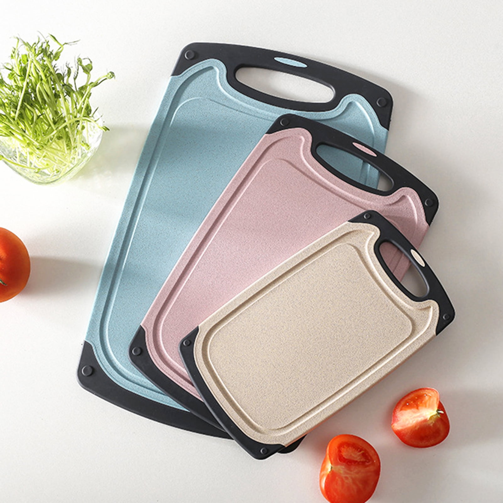 Reheyre Cutting Board with Hanging Hole - Contrast Color, Spillover ...