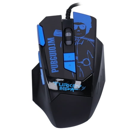 Pc Gaming Mouse, Plug And Play Usb 8 Keys Ergonomic Gaming Mouse ...