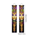 Carnival Decoration Banner, Mardi Gras Party Hanging Flag, 70-inch ...