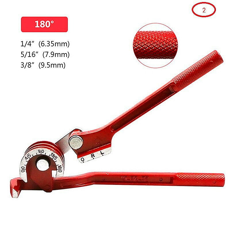6/8/10mm 90/180 Degree hand pipe bender hydraulic tubing bender copper ...