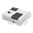 Visible Spectrophotometer Spectrometer Digital 350-1020nm Laboratory ...