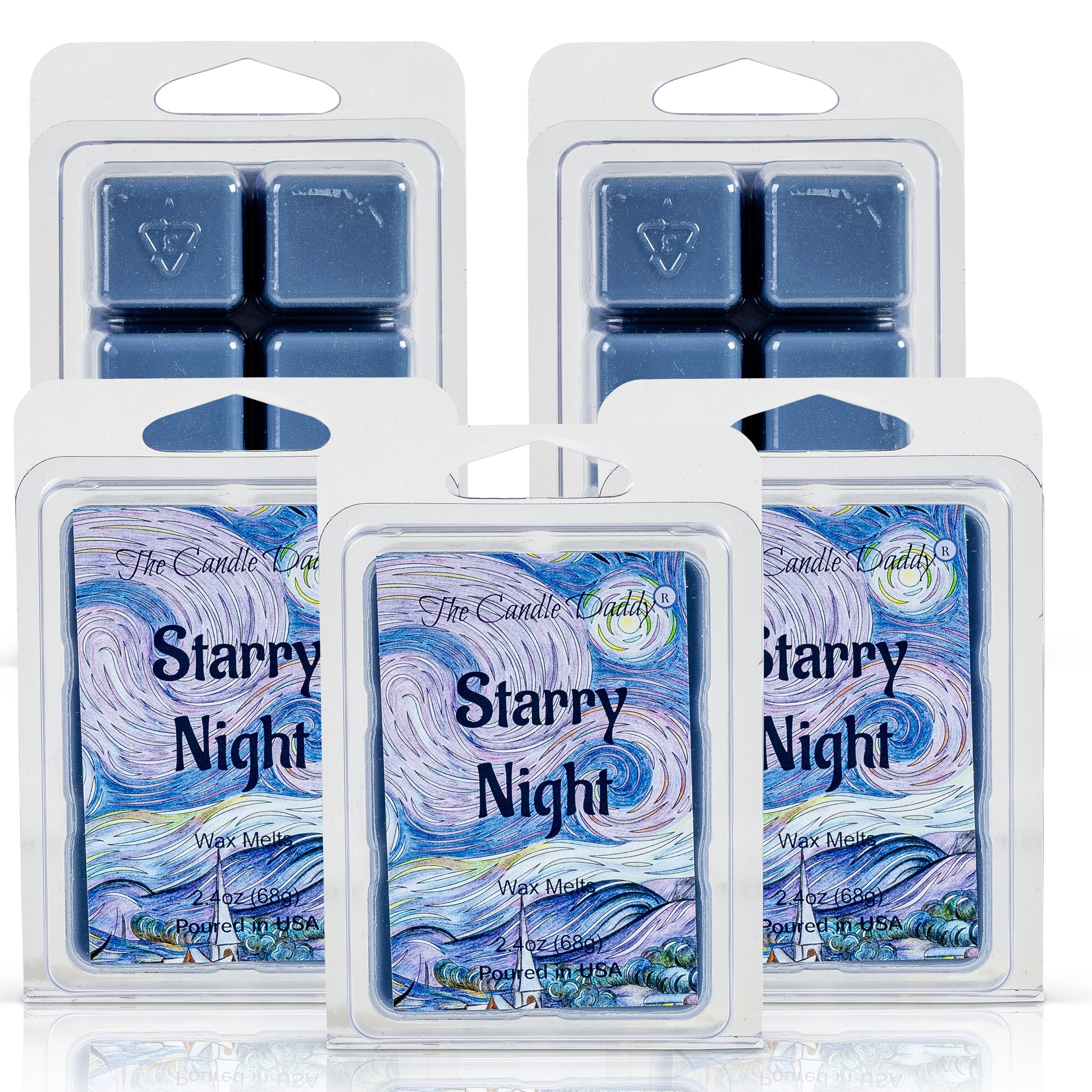 5 Pack - Starry Night - Best Night Ever Scented Wax Melt Cubes - 2 Oz x ...