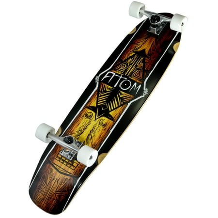 Atom Kicktail Longboard - 36 Inch (Tiki) - Walmart.com