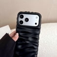 3D Pleated Water Ripple with Rope Phone Case for iPhone (iPhone 16 Pro ...