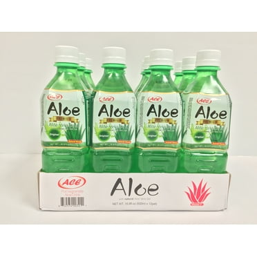 ALOEVINE Aloe Vera Juice drink Original flavor pure with chunks of aloe ...