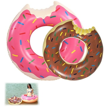 RhinoMaster Play Strawberry Doughnut - Inflatable Pool Tube - Walmart.com