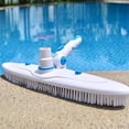 2X Swimming Pool Wall Floor Brush Suction Vacuum Head Cleaning Brushes ...