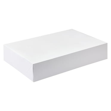 Wilton White Cardboard Bakery Packaging, 19 x 14-Inch Cake Boxes with ...