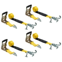 "VEVOR E-Track Ratchet Strap, 18 Pack 2"" x 15', 4400 lbs Strength, Tie-Downs for Motorcycles ...