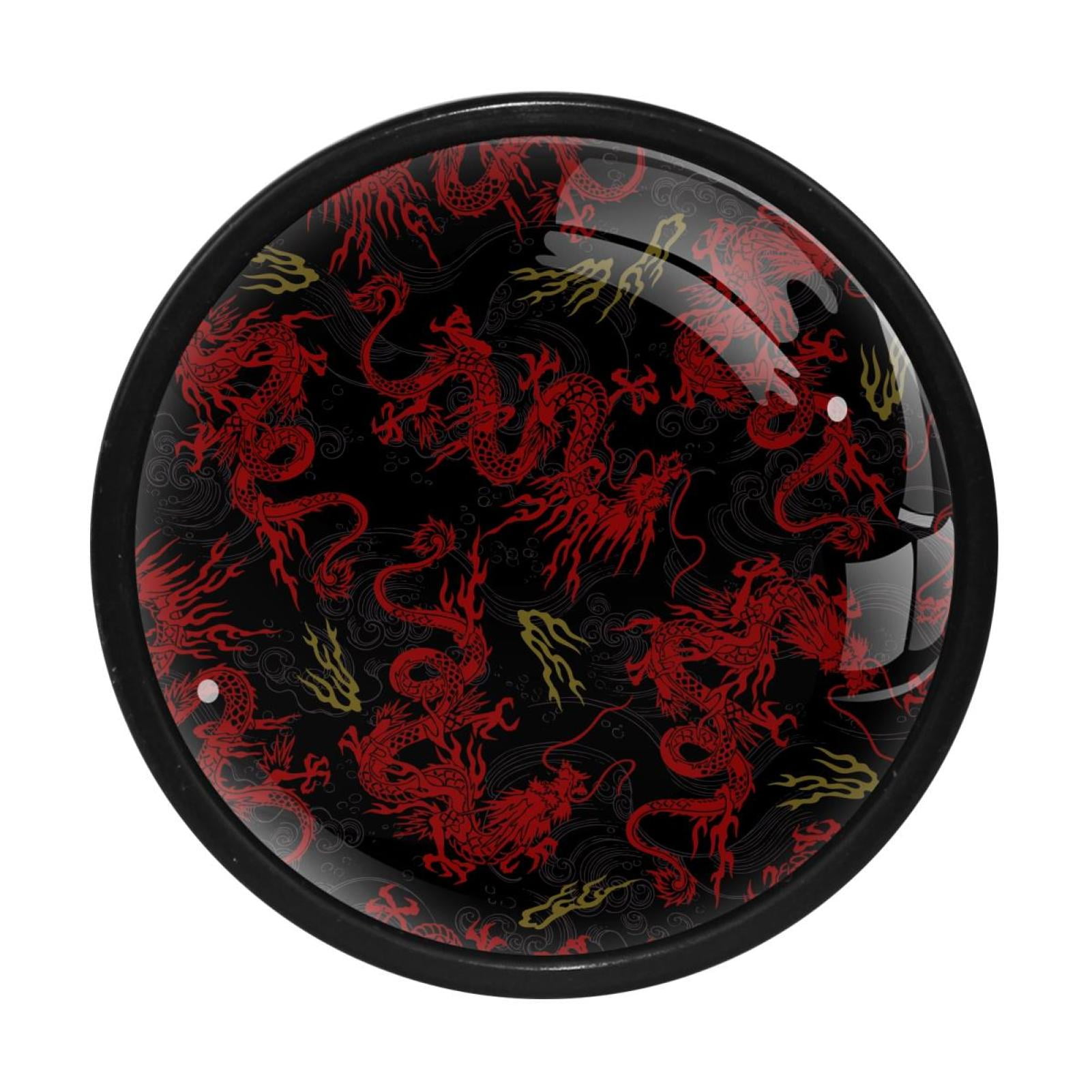 4 Pcs Dragon Knobs for Kitchen Cabinet Cupboard Dresser Bookcase Drawer ...