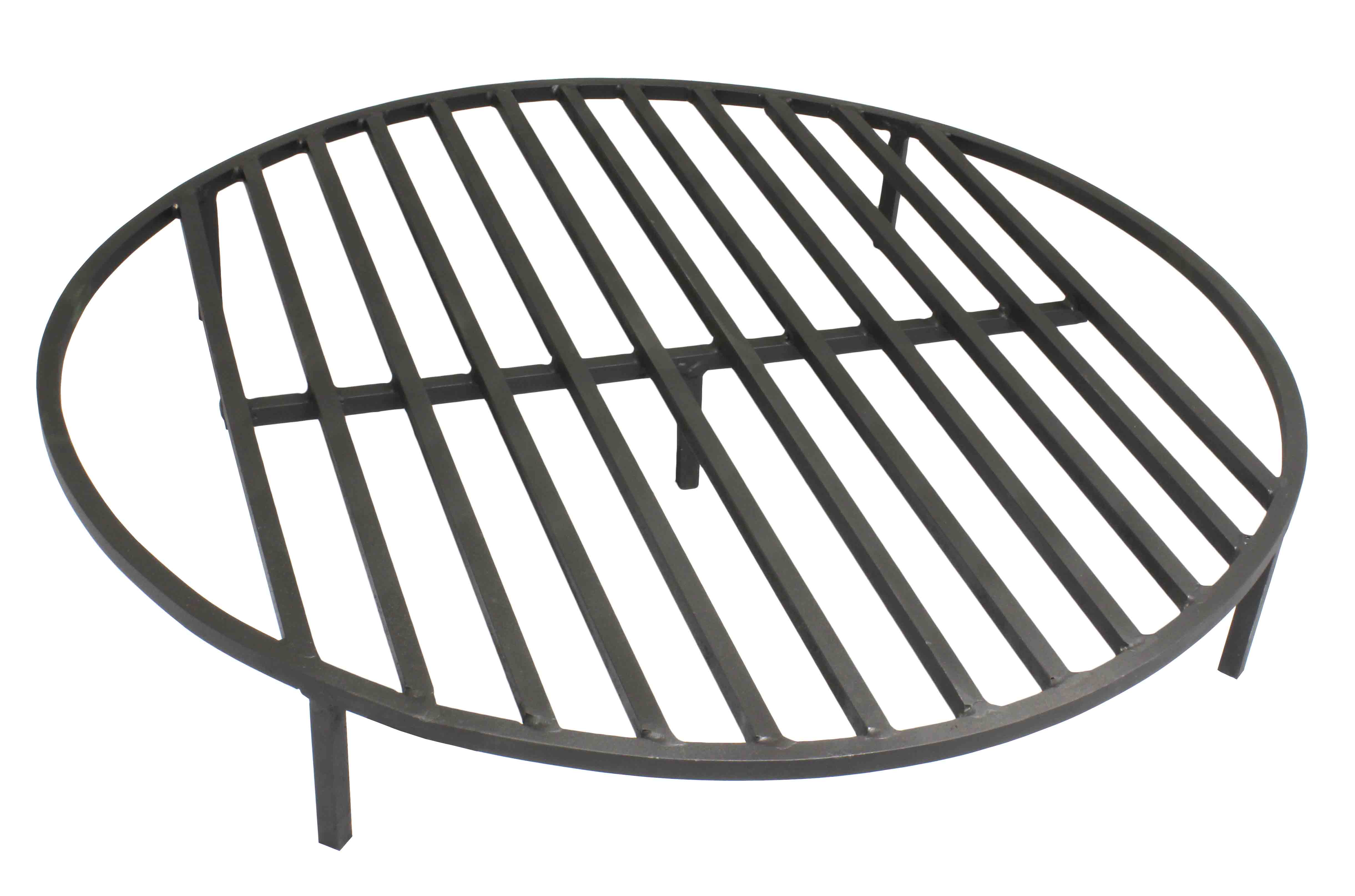 Round Fire Pit Grate 30 Heavy Duty Grill Cooking Campfire Camp Ring 1