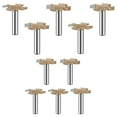 8mm Heavy-Duty T-Slot Milling Tool 4-Blade Alloy Steel Shank for Smooth ...