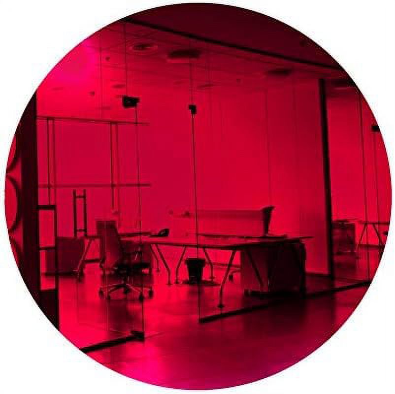 10” Medium Red Round Blank Mirror Discs Smooth Edge DIY Plexiglass ...