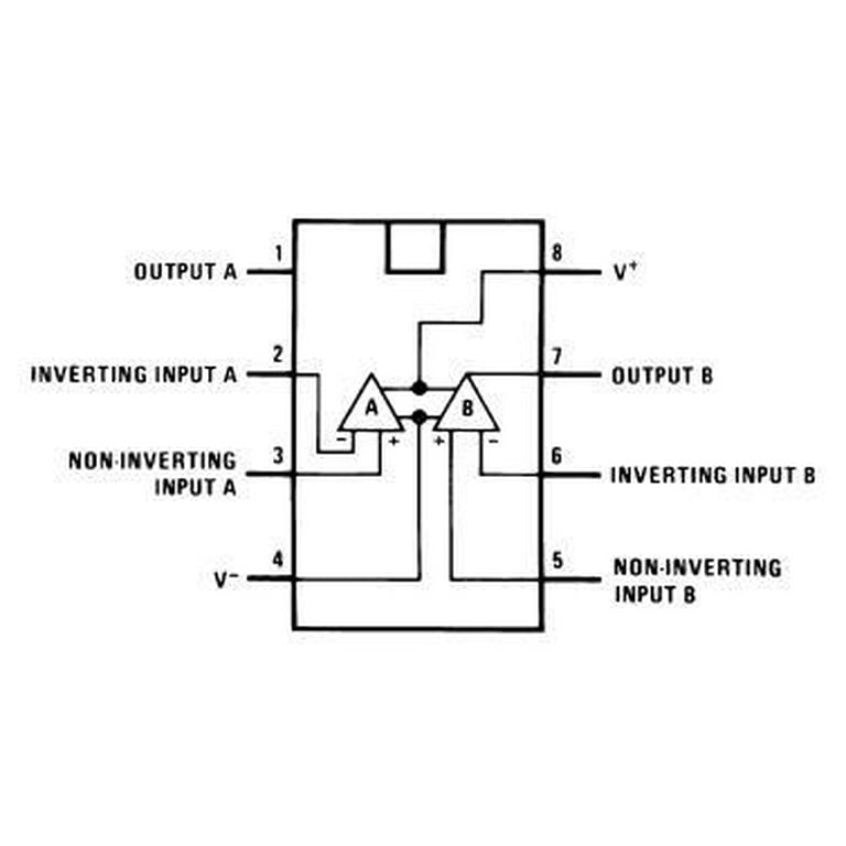Lm1458 Pinout Datasheet Circuit Equivalent And Specs 51 Off