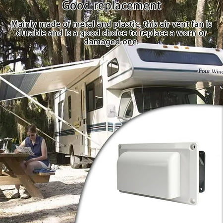 DC 12V 25W Car RVs Plastic RVs Boat Caravans Side Air Vent with Grille ...