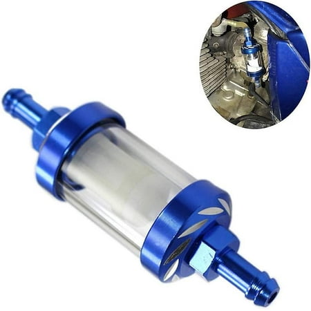 8mm Transparent Glass Gasoline Filter Alloy Modified Fuel Filter ...