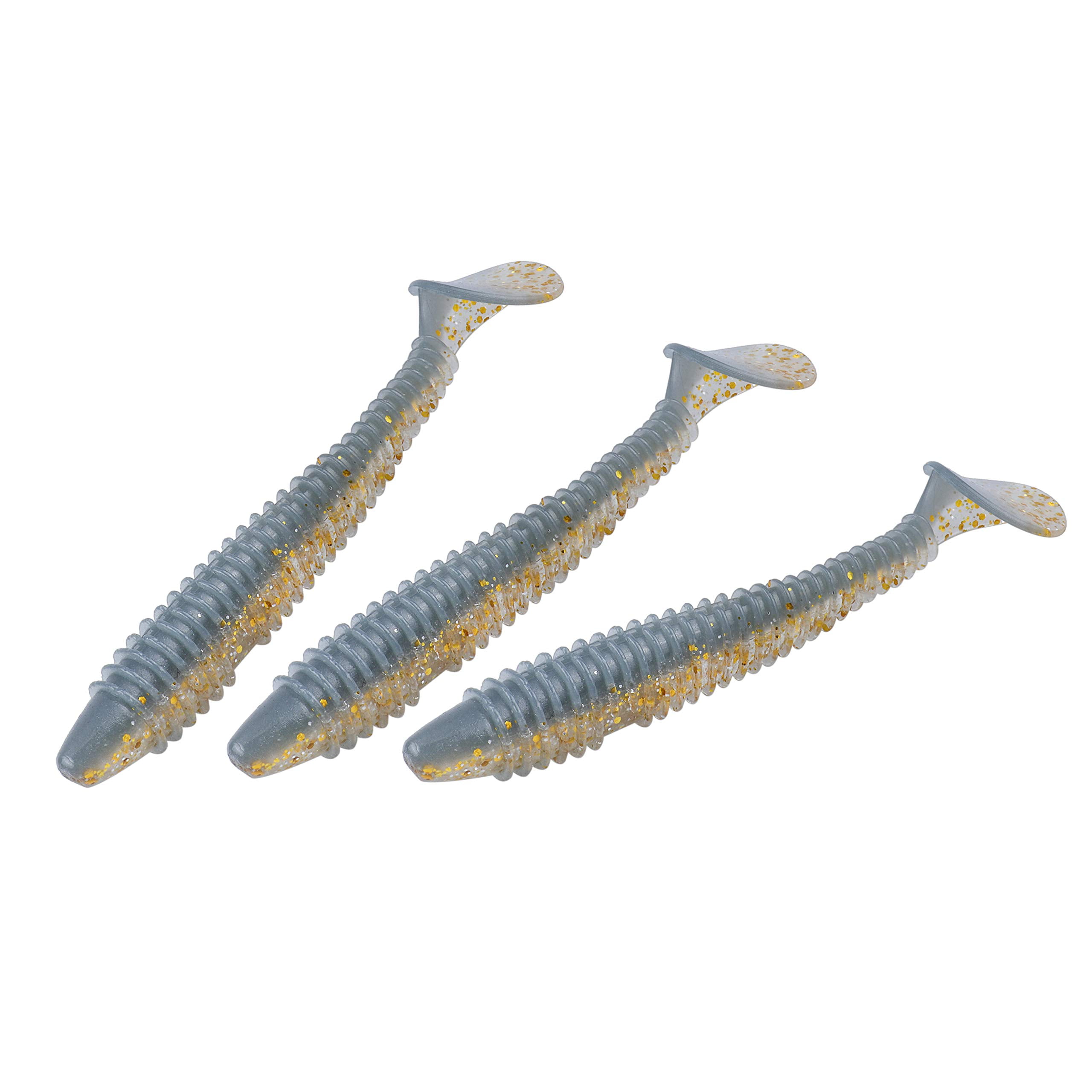 Swimbaits Paddle 10/20/30/40PCS, 2/3/4/5 Inchs Paddle Tail Soft Plastic ...