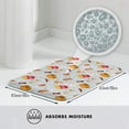 Bathroom Rugs Non Slip Washable - Hot Dog Coke Burger Pizza Kitchen ...