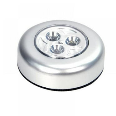 3 LED Touch Push On Off Light Self-Stick On Click Battery Operated ...
