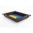 FanRoll by Metallic Dice Games Pride Fold Up Velvet Dice Tray: Rainbow ...