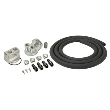Racing Power Co-Packaged LS Oil Filter Relocation Kit -10 AN RPCR5317 ...
