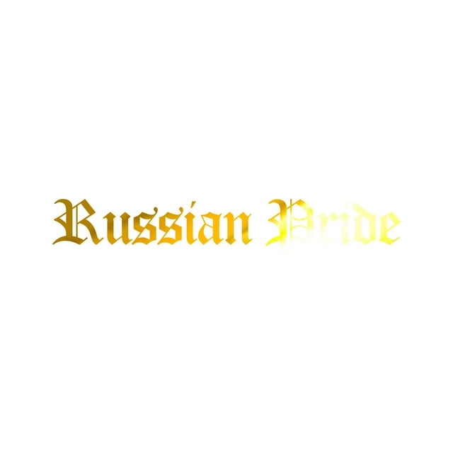 Russian Pride Sticker Decal Die Cut - Self Adhesive Vinyl ...