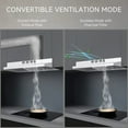 Zomagas 30 inch Under Cabinet Range Hood Kitchen Cooking Vent 230CFM ...