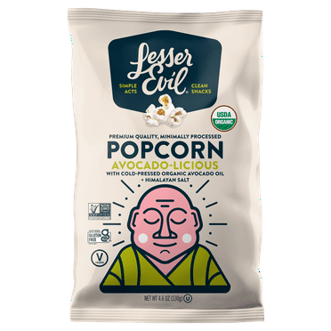 Lesser Evil Popcorn Oh My Ghee, 5 Oz. - Walmart.com