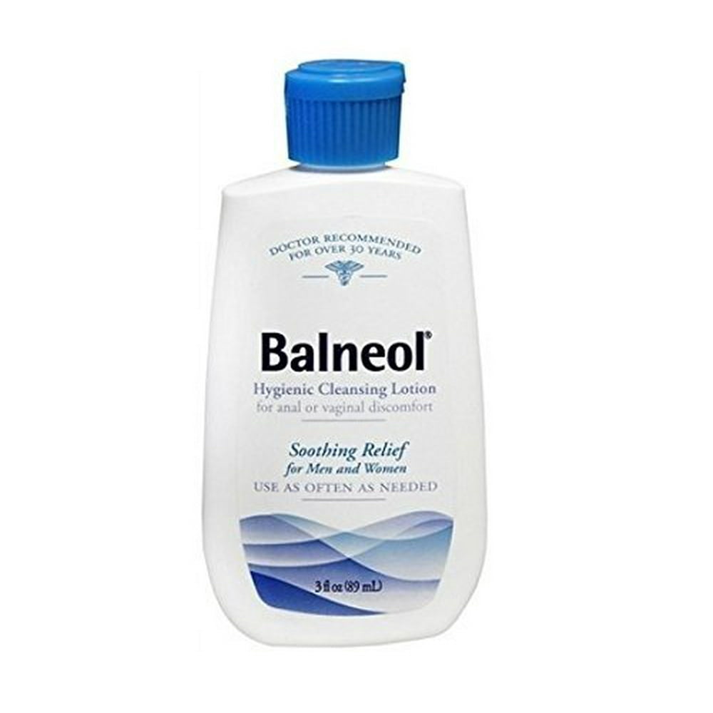 Balneol Hygienic Cleansing Lotion 3 Ounce Bottles, Moisturizing ...