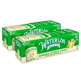 Waterloo Sparkling Water, Ginger Citrus Twist, 12 fl oz, 24 Pack Cans ...
