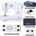 Sewing Machine Household Multi-Function Electric Lock Ed Eating Thick ...