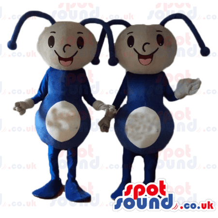 Two ants with a blue body and white belly - Mascots-Mascots insect | Walmart Canada