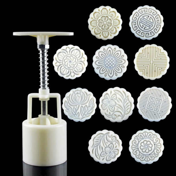 Baking Mooncake Diy Hand Pressed Snow Skin Mooncake Mooncake Mung Bean ...
