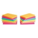 Staples Stickies Standard Notes 3" x 5" Assorted 100 Sh/Pd 12 Pd/Pk S ...