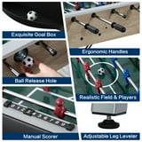 RayChee 48" Folding Foosball Table, Foldable Space Saving Table Soccer ...