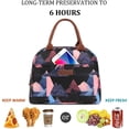LOKASS Compact Insulated Lunch Bag, Water-resistant Tote, Thermal ...
