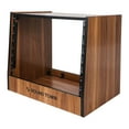 Sound Town DIY 8U Studio Rack with Furniture Grade Walnut Laminate ...